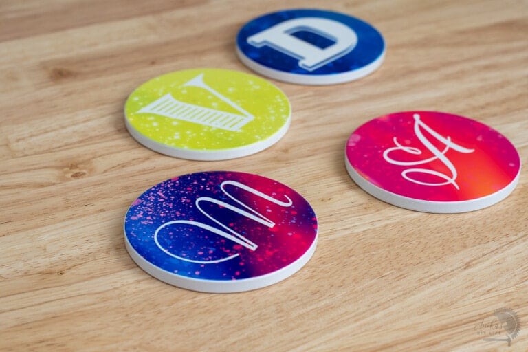 How To Make Infusible Ink Coasters With Cricut - Anika's DIY Life