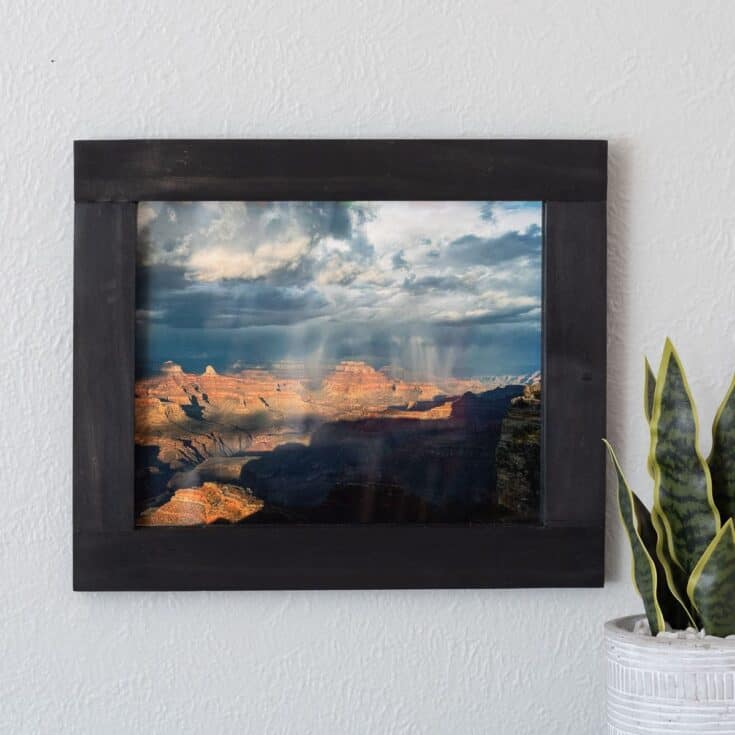 How To Make A DIY Rotating Picture Frame - Anika's DIY Life