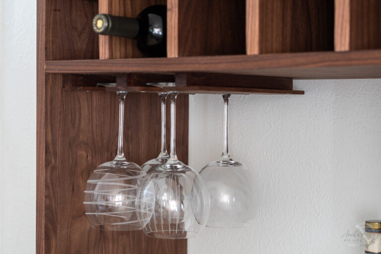 DIY Tall Bar Cabinet With Storage [with Detailed Plans And Video]