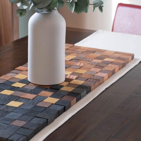 DIY Table Runner Using Scrap Wood - Anika's DIY Life