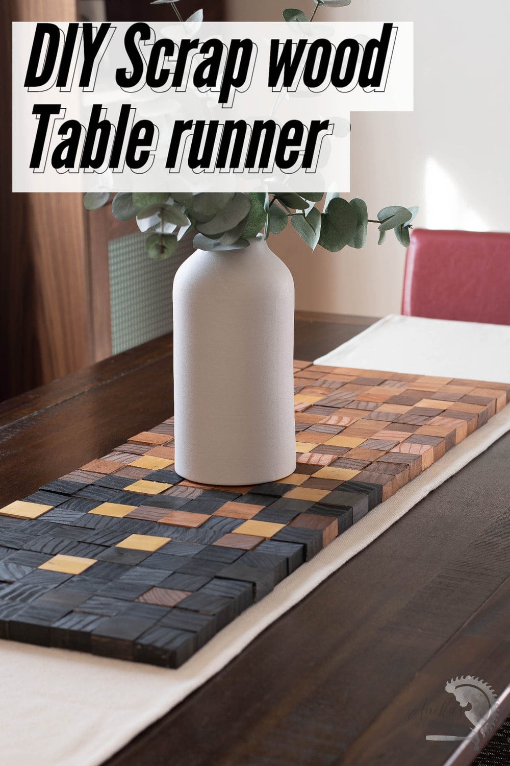 DIY Table Runner Using Scrap Wood - Anika's DIY Life