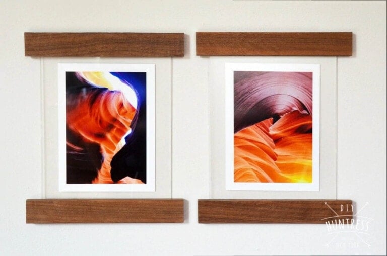 25 Easy DIY Wood Picture Frame Ideas - Anika's DIY Life