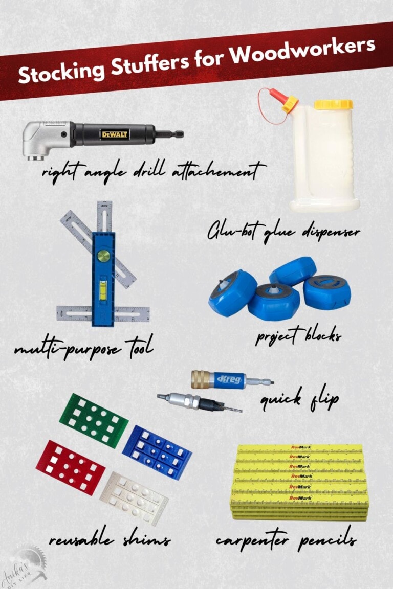 Stocking Stuffers For Woodworkers For Every Budget - Anika's DIY Life