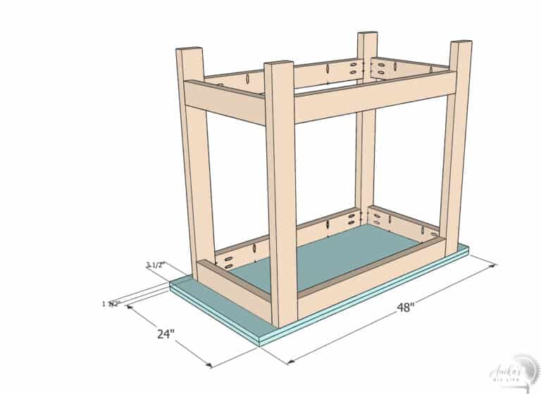 Easy 2x4 Workbench Plans For Beginners - Anika's DIY Life