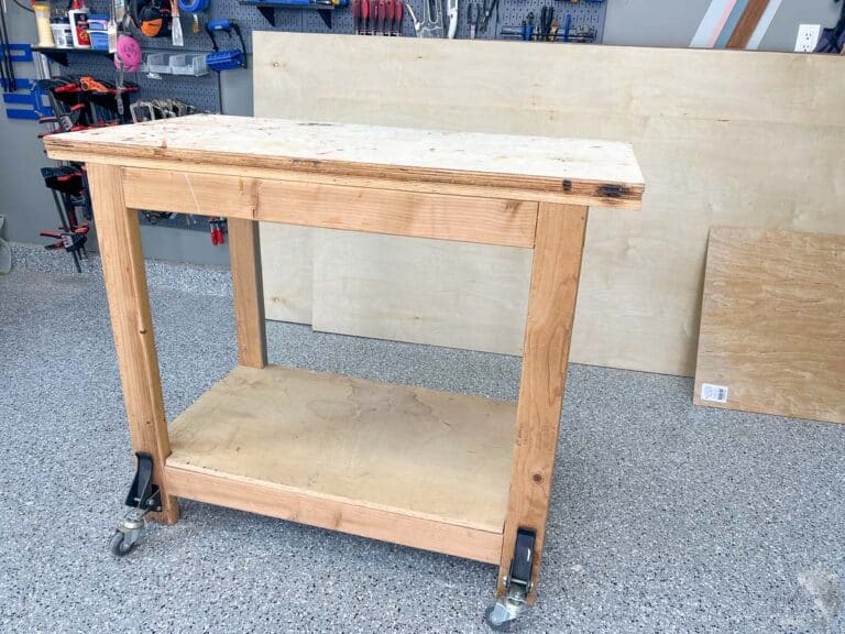 Easy 2x4 Workbench Plans For Beginners - Anika's DIY Life