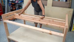 How To Build An Easy DIY Workbench With Storage