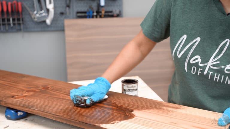 How To Stain Wood: A Step-By-Step Guide For Beginners - Anika's DIY Life