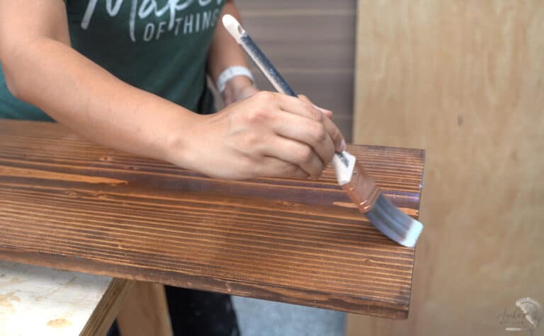 How To Stain Wood: A Step-By-Step Guide For Beginners - Anika's DIY Life