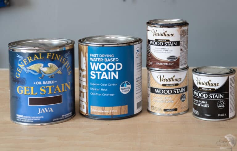 How To Stain Wood: A Step-By-Step Guide For Beginners - Anika's DIY Life