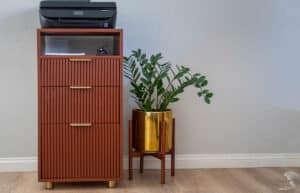 How To Build A DIY File Cabinet And Printer Stand | Plans