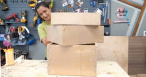 How To Build A DIY File Cabinet And Printer Stand | Plans