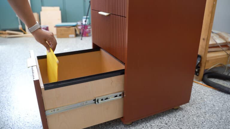 How To Build A DIY File Cabinet And Printer Stand | Plans