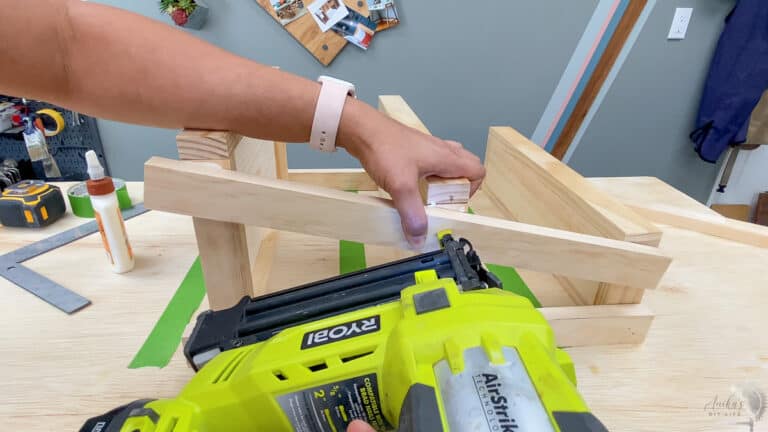 How To Build A Wooden DIY Tiered Organizer Shelf - Anika's DIY Life