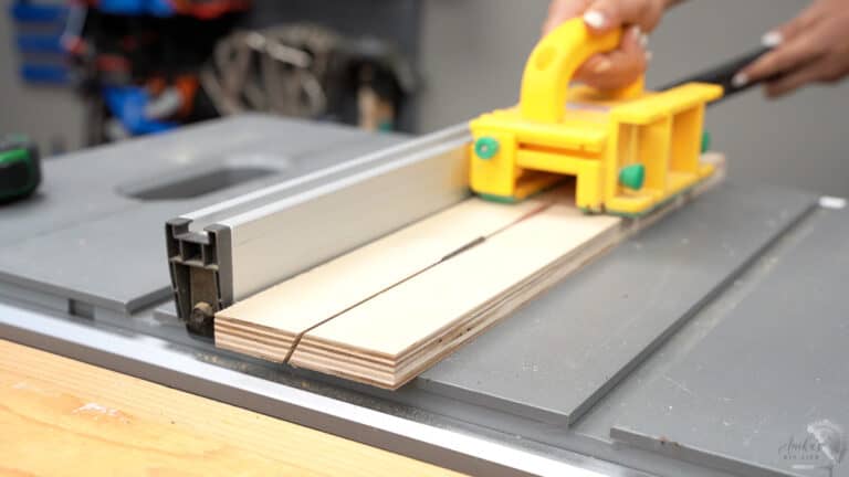 How To Use A Table Saw For Beginners - Anika's DIY Life