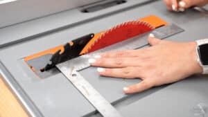 How To Use A Table Saw For Beginners - Anika's DIY Life