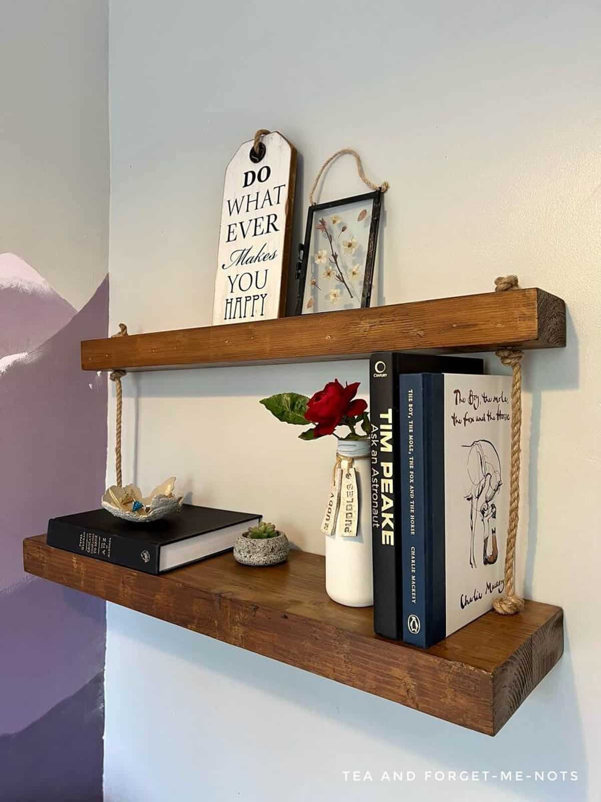 25 Easy DIY Shelf Ideas For Your Walls - Anika's DIY Life