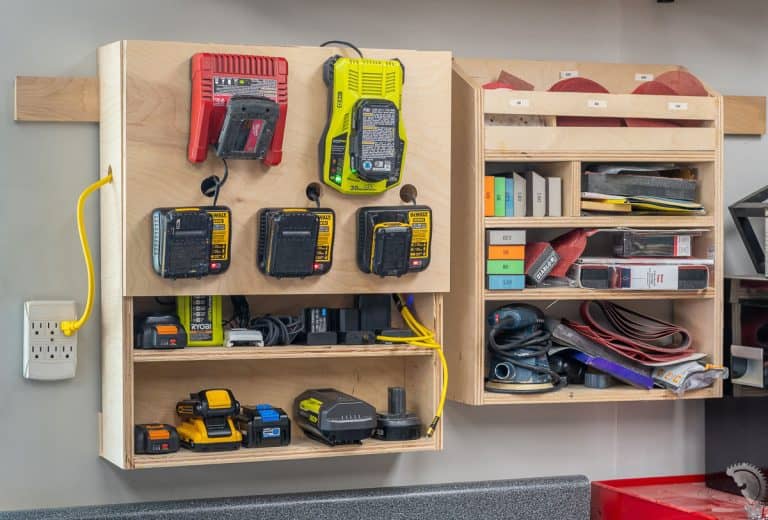 How To Build A Battery Charging Station For Power Tools - Anika's DIY Life