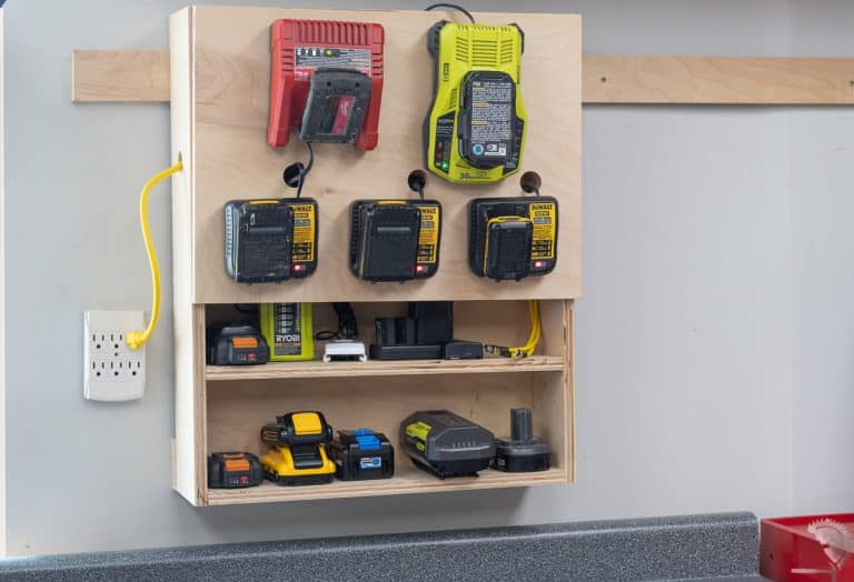 How To Build A Battery Charging Station For Power Tools - Anika's DIY Life