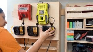 How To Build A Battery Charging Station For Power Tools - Anika's DIY Life