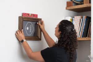 How To Hang A Picture Without Nails - Anika's DIY Life