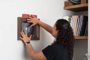 How To Hang A Picture Without Nails - Anika's DIY Life