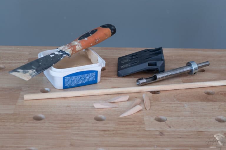 How To Fill Pocket Holes - 4 Simple Techniques - Anika's DIY Life