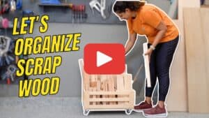 How To Build A Simple DIY Scrap Wood Storage Cart - Anika's DIY Life