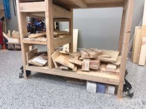 How To Build A Simple DIY Scrap Wood Storage Cart - Anika's DIY Life