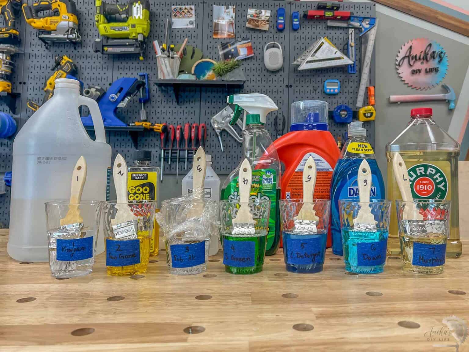 How To Clean Dried Paint Brushes: Testing 7 Methods