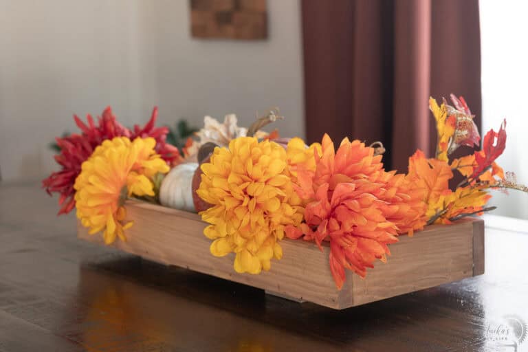 How To Make An Easy DIY Wood Centerpiece - Anika's DIY Life
