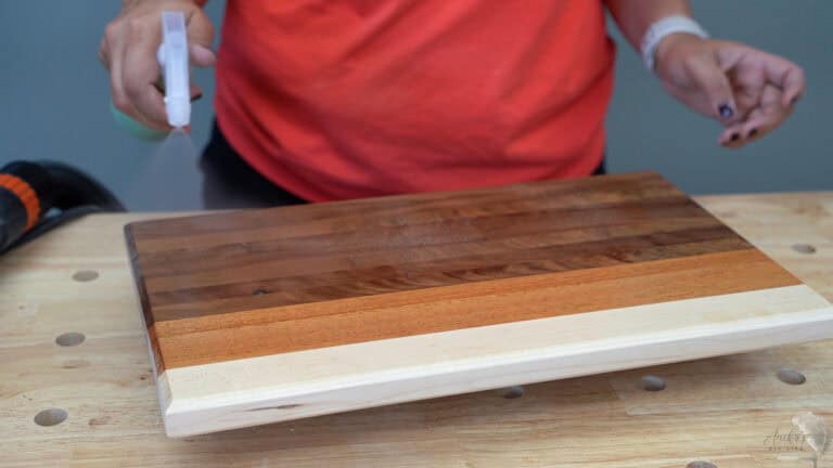 How To Make A Cutting Board With Mixed Wood - Anika's DIY Life