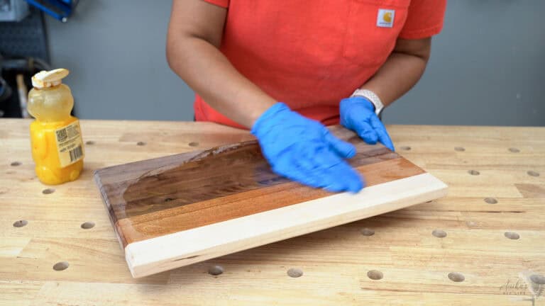 How To Make A Cutting Board With Mixed Wood - Anika's DIY Life