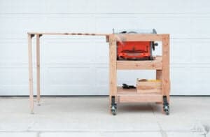 How To Build A DIY Table Saw Stand For Small Shops - Anika's DIY Life