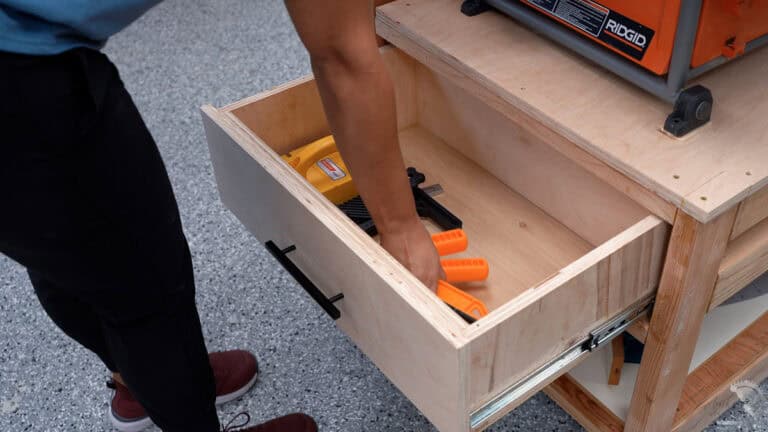 How To Build A DIY Table Saw Stand For Small Shops - Anika's DIY Life