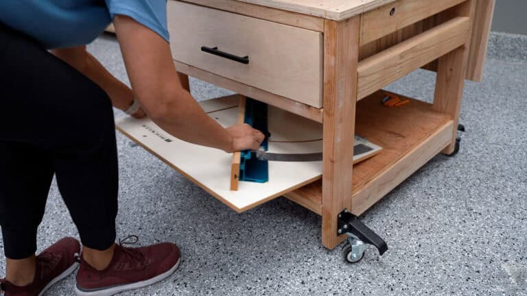 How To Build A DIY Table Saw Stand For Small Shops - Anika's DIY Life