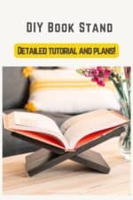 How To Build A DIY Book Stand - Anika's DIY Life