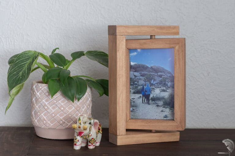 How To Make A DIY Rotating Picture Frame - Anika's DIY Life