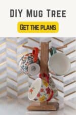 How To Build A Coffee Mug Tree - Anika's DIY Life