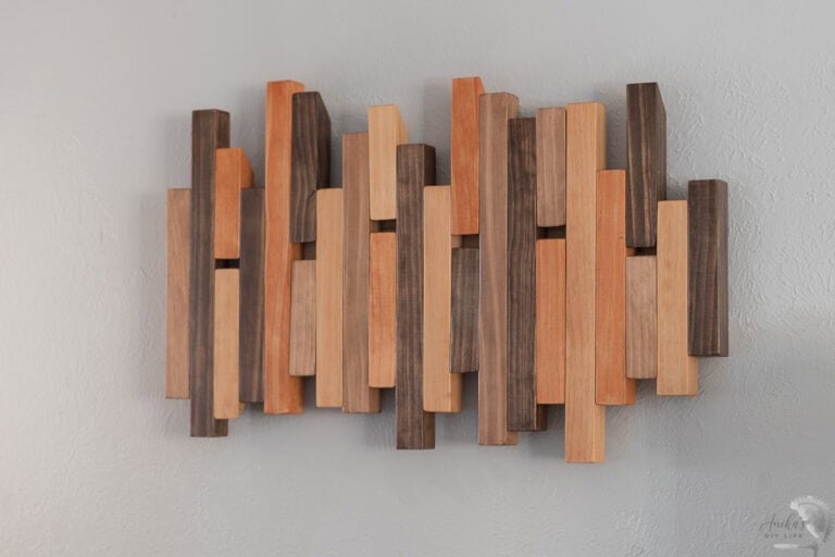 How To Build A Modern Coat Rack - Anika's DIY Life