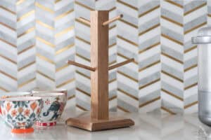 How To Build A Coffee Mug Tree - Anika's DIY Life