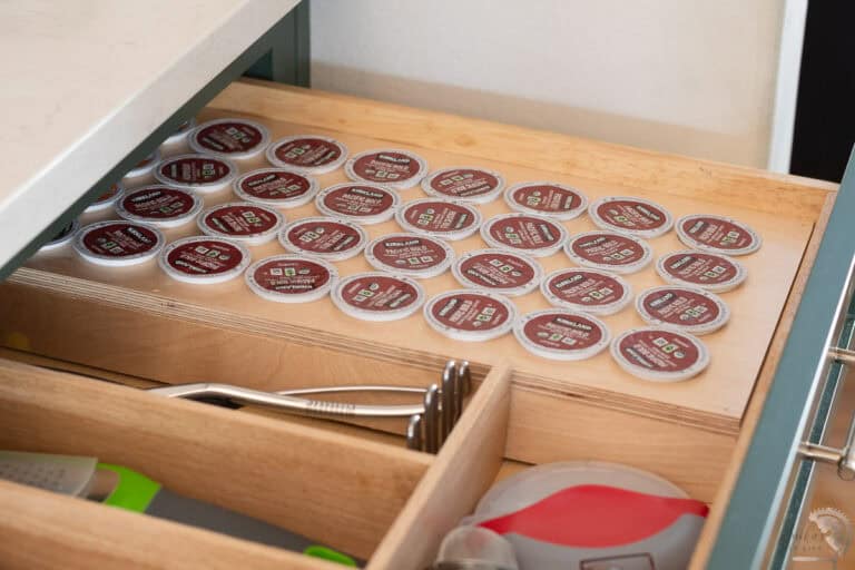 How To Make A DIY K-Cup Drawer Organizer - Anika's DIY Life