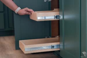 How To Make DIY Pull Out Shelves For Cabinets - Anika's DIY Life