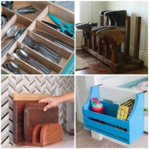 How To Build A Simple DIY Scrap Wood Storage Cart - Anika's DIY Life