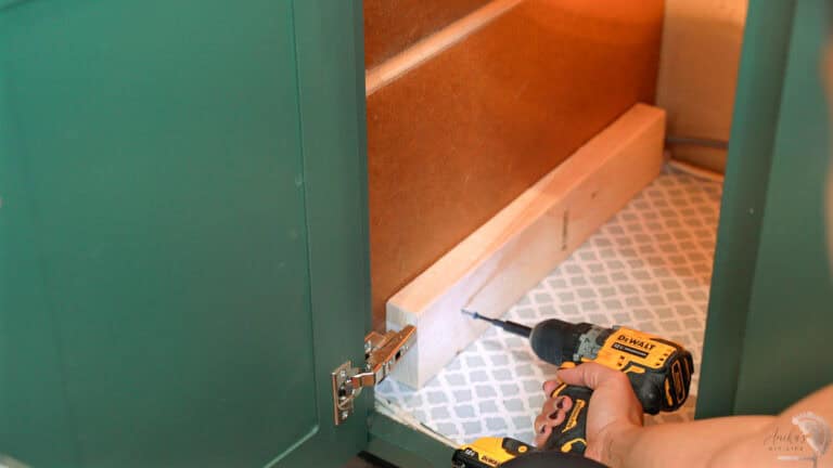 How To Make DIY Pull Out Shelves For Cabinets - Anika's DIY Life