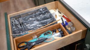How To Make A Wooden DIY Kitchen Drawer Organizer - Anika's DIY Life