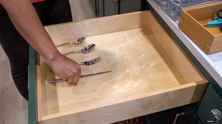 How To Make A Wooden DIY Kitchen Drawer Organizer - Anika's DIY Life