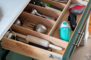 How To Make A Wooden DIY Kitchen Drawer Organizer - Anika's DIY Life