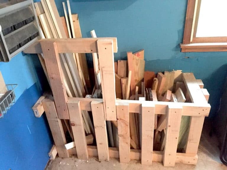 10 DIY Scrap Wood Storage Ideas To Keep Your Workshop Organized - Anika ...