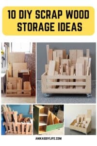 10 DIY Scrap Wood Storage Ideas To Keep Your Workshop Organized - Anika ...