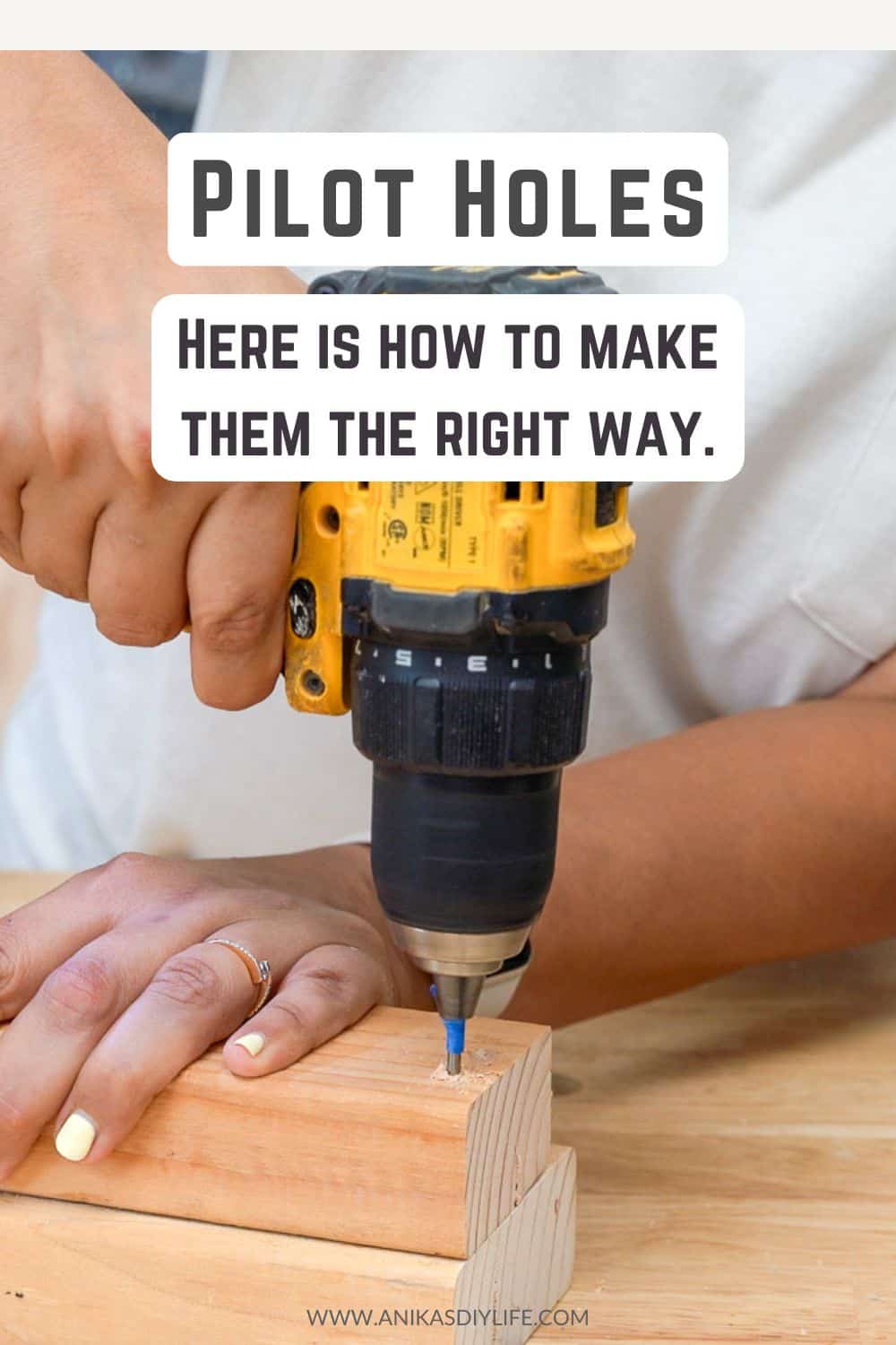 Do You Need To Drill Pilot Holes For Wood Screws? A Beginner's Guide ...
